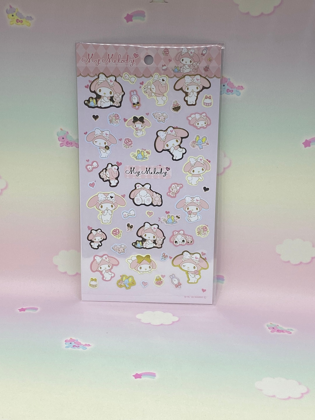 2020 My Melody Sticker Sheet - Etsy