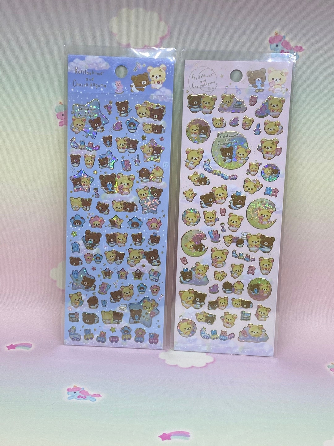 2021 Korilakkuma and Chairoikoguma Sticker Sheets (pick One) - Etsy