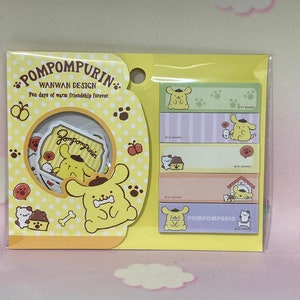 Pompompurin Sticker Flakes With Sticky Notes - Etsy