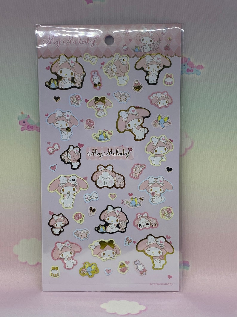 2020 My Melody Sticker Sheet - Etsy