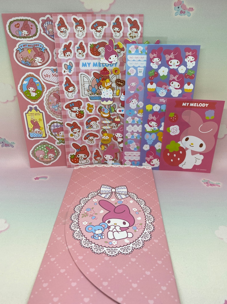 My Melody Sticker Pack or Single Sheet - Etsy