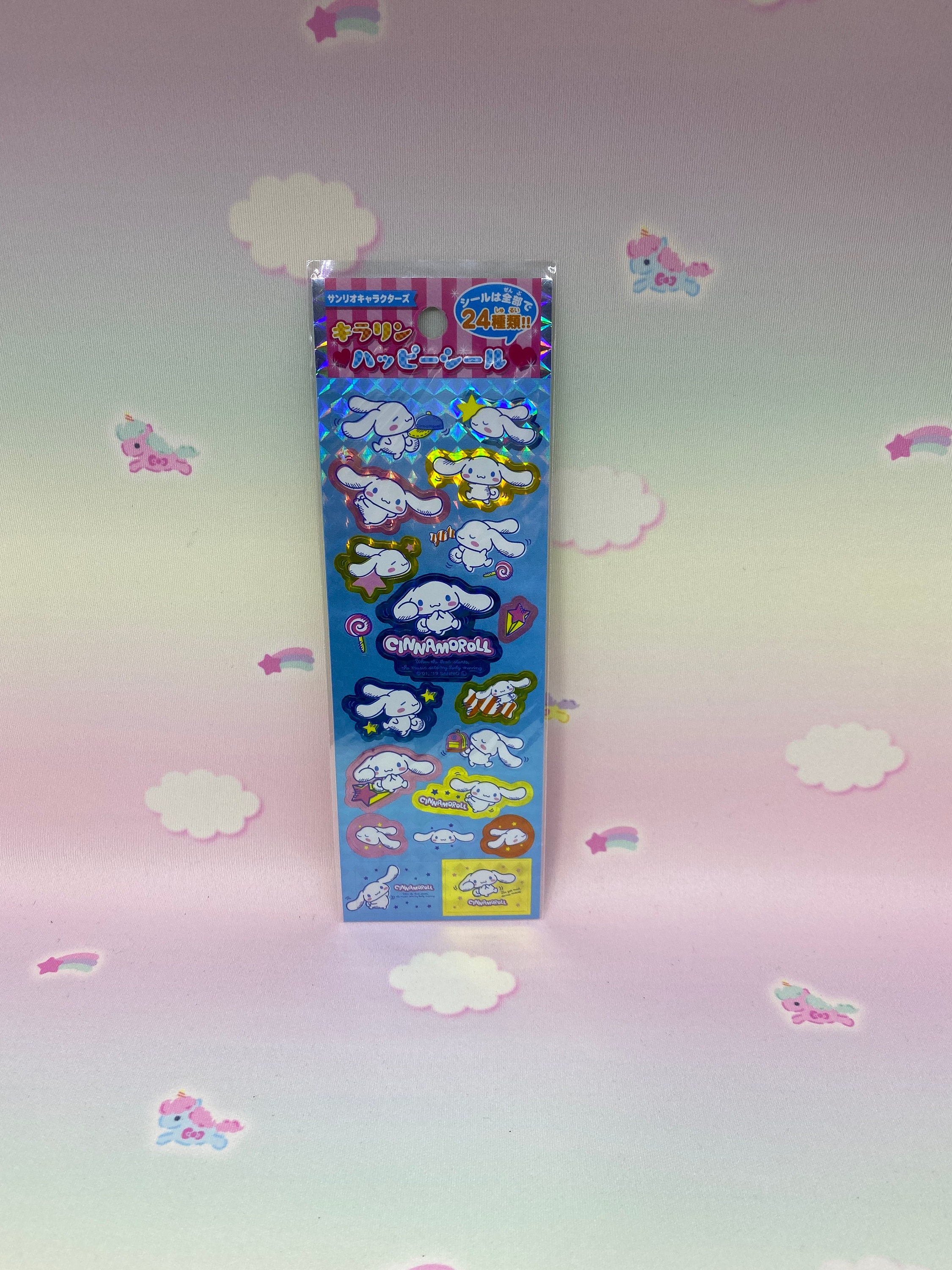 Cinnamoroll Holographic Seal Sticker Sheet - Etsy Singapore
