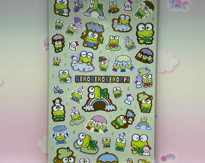 2021 Kerokerokeroppi Sticker Sheet - Etsy