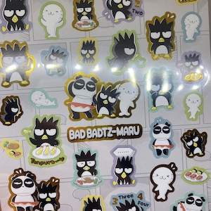 2023 Cinnamoroll and Bad Badtz-maru Large Sticker Sheet pick One - Etsy