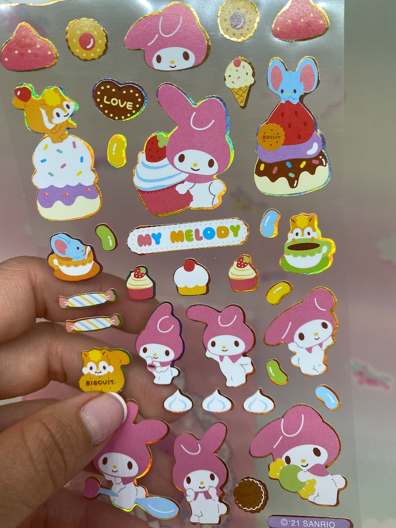 My Melody Sticker Pack or Single Sheet - Etsy