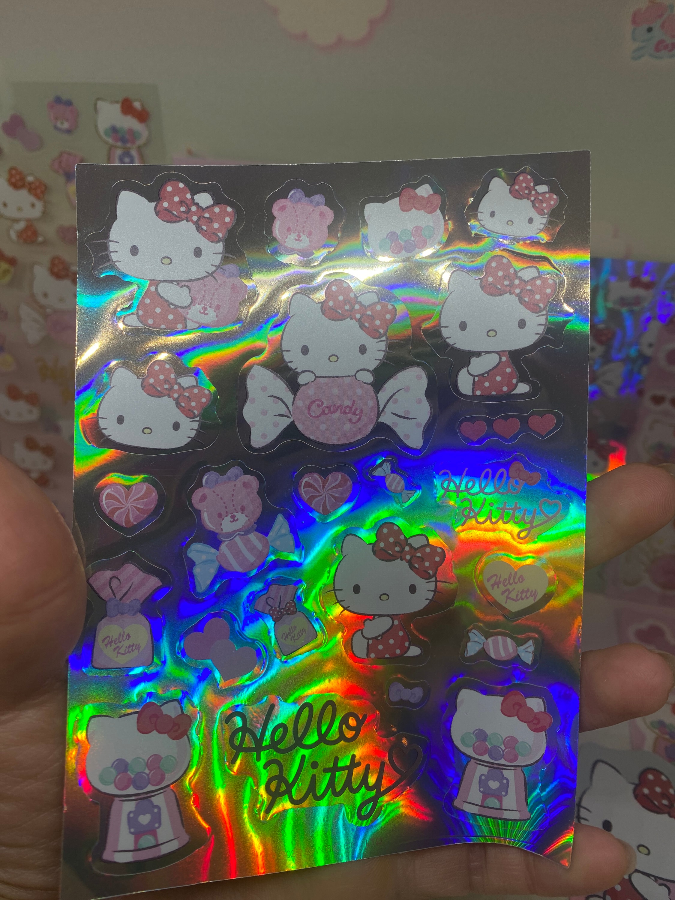 Hello Kitty Sticker Pack 9 Sticker Sheets 1 Decal - Etsy
