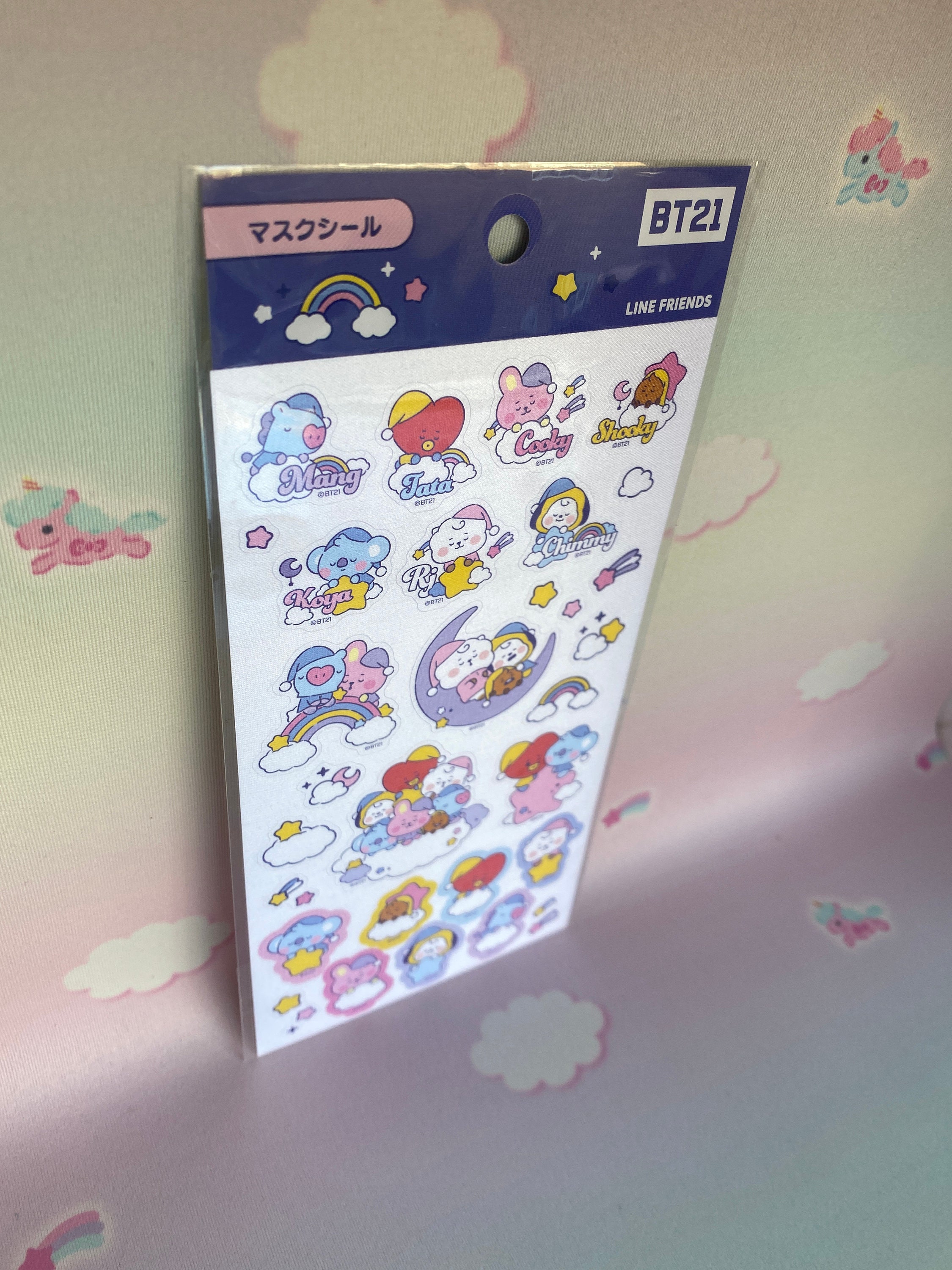 BT21 Good Night Sticker Sheet | Etsy