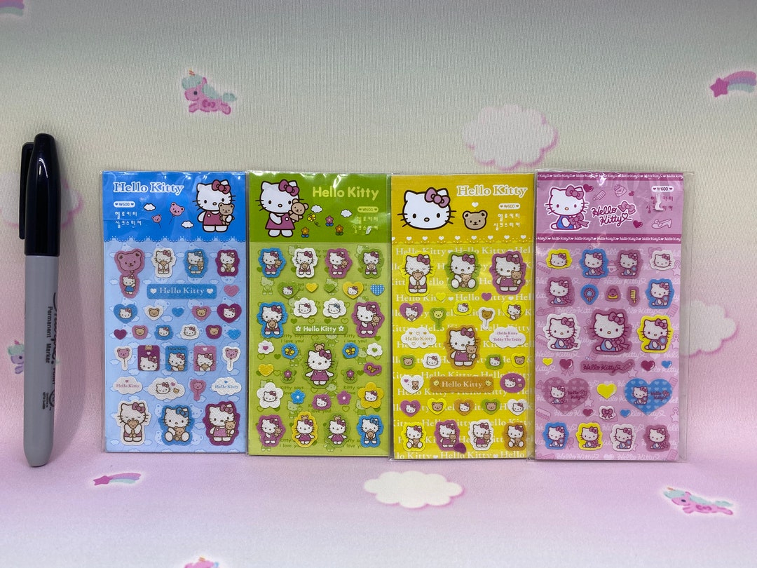 2021 Small Hello Kitty Sticker Sheet (pick One) - Etsy