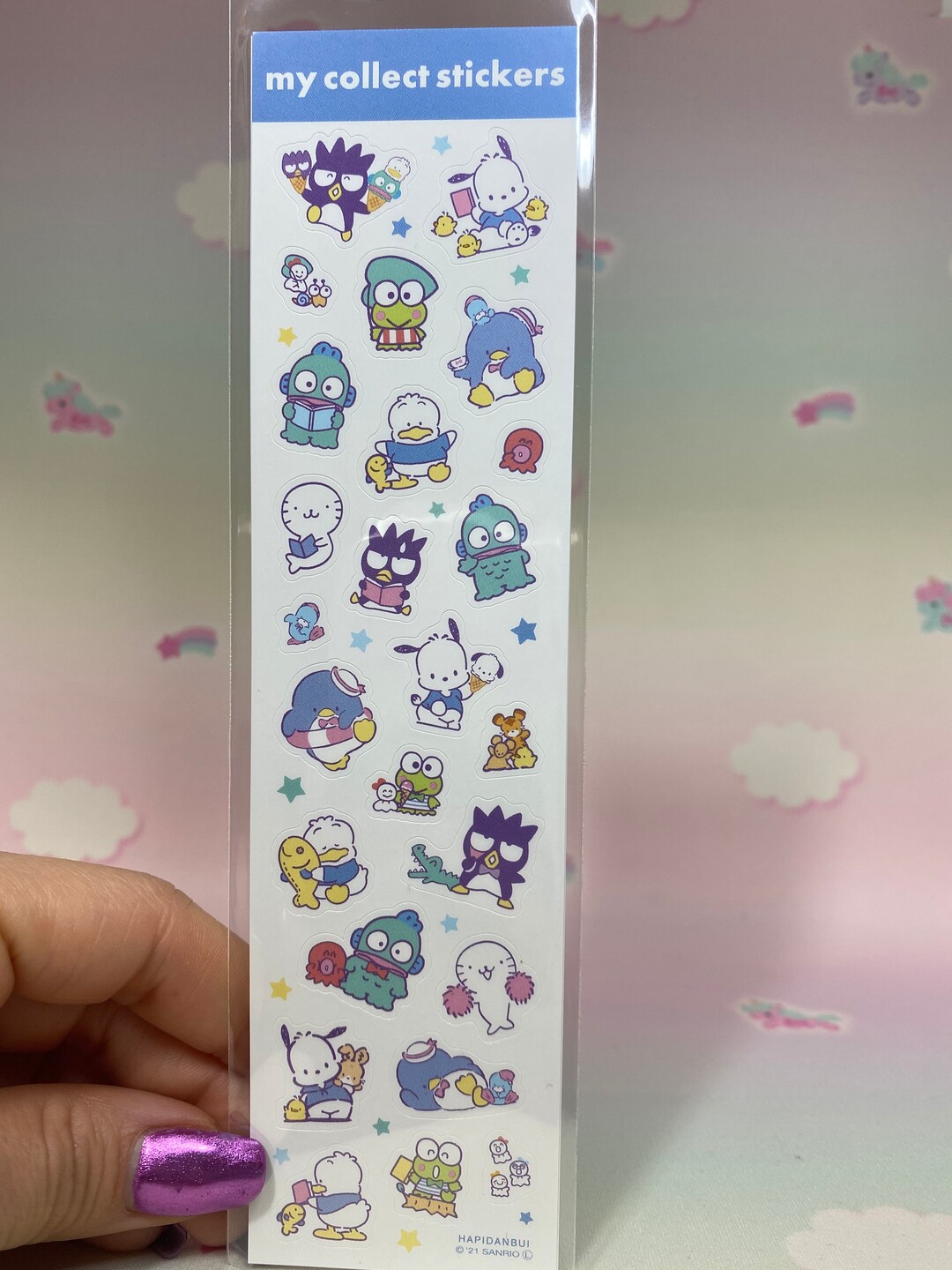 Sanrio Character Small Sticker Sheet - Etsy
