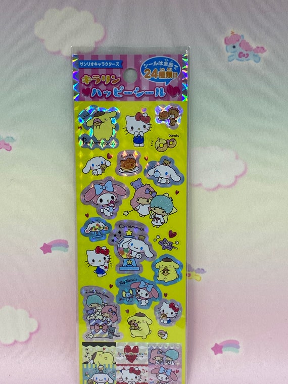 Sanrio Characters Holographic Seal Sticker Sheet - Etsy