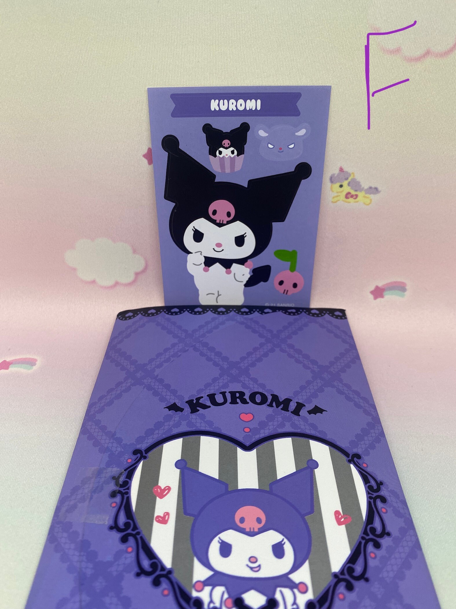 Kuromi Sticker Pack or Single Sheet - Etsy