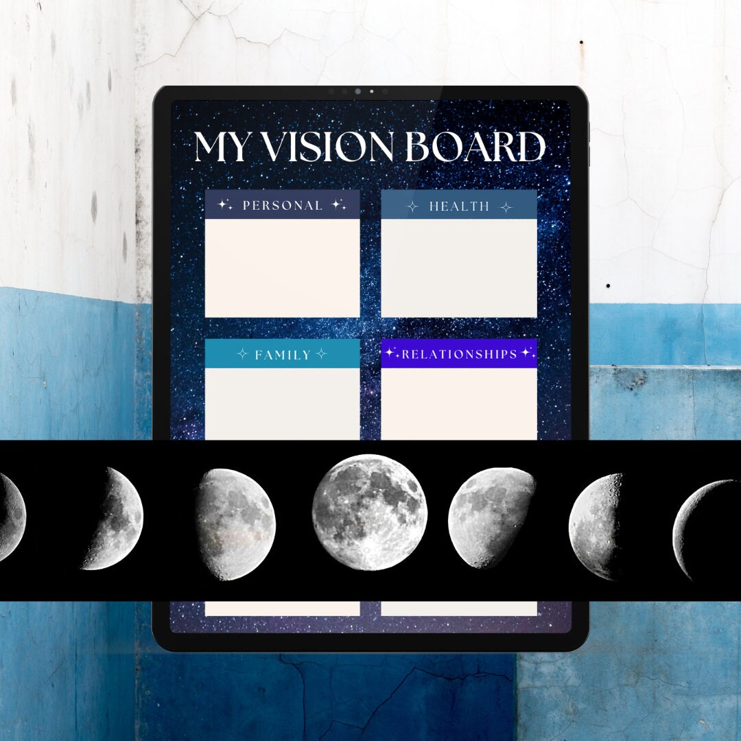 Starry Vision Board Align Your Goals Personally, Professionally, and ...