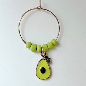 Fruits and Vegetables Wine Glass Markers Charms Enamel Metal Charms ...