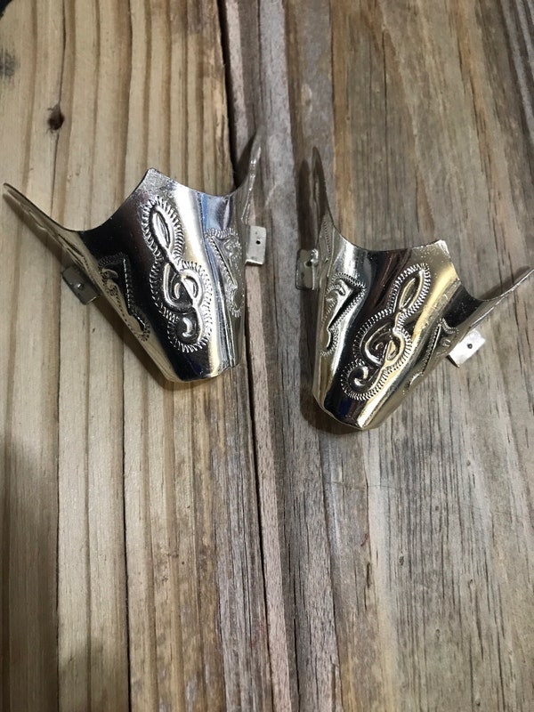 Vintage Cowboy Longhorn Copper Boot Tips - Etsy Canada