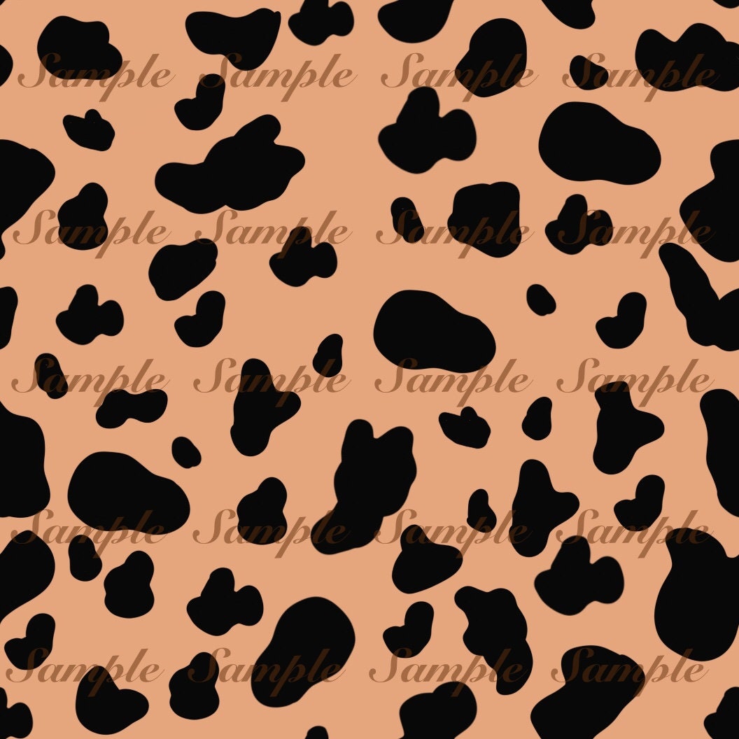 Cow Print Seamless File, Cow Seamless File, Seamless File, Seamless ...