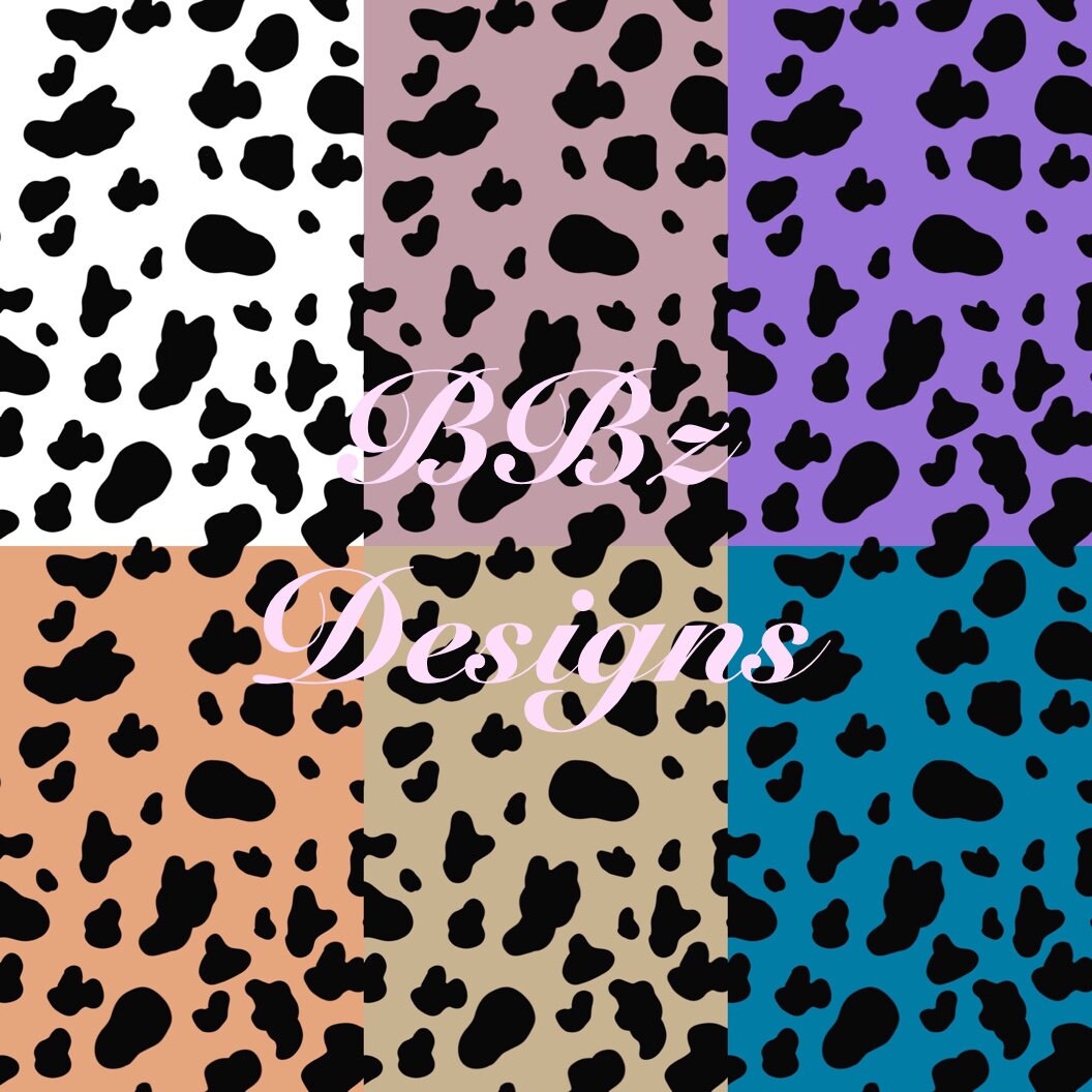 Cow Print Seamless File, Cow Seamless File, Seamless File, Seamless ...