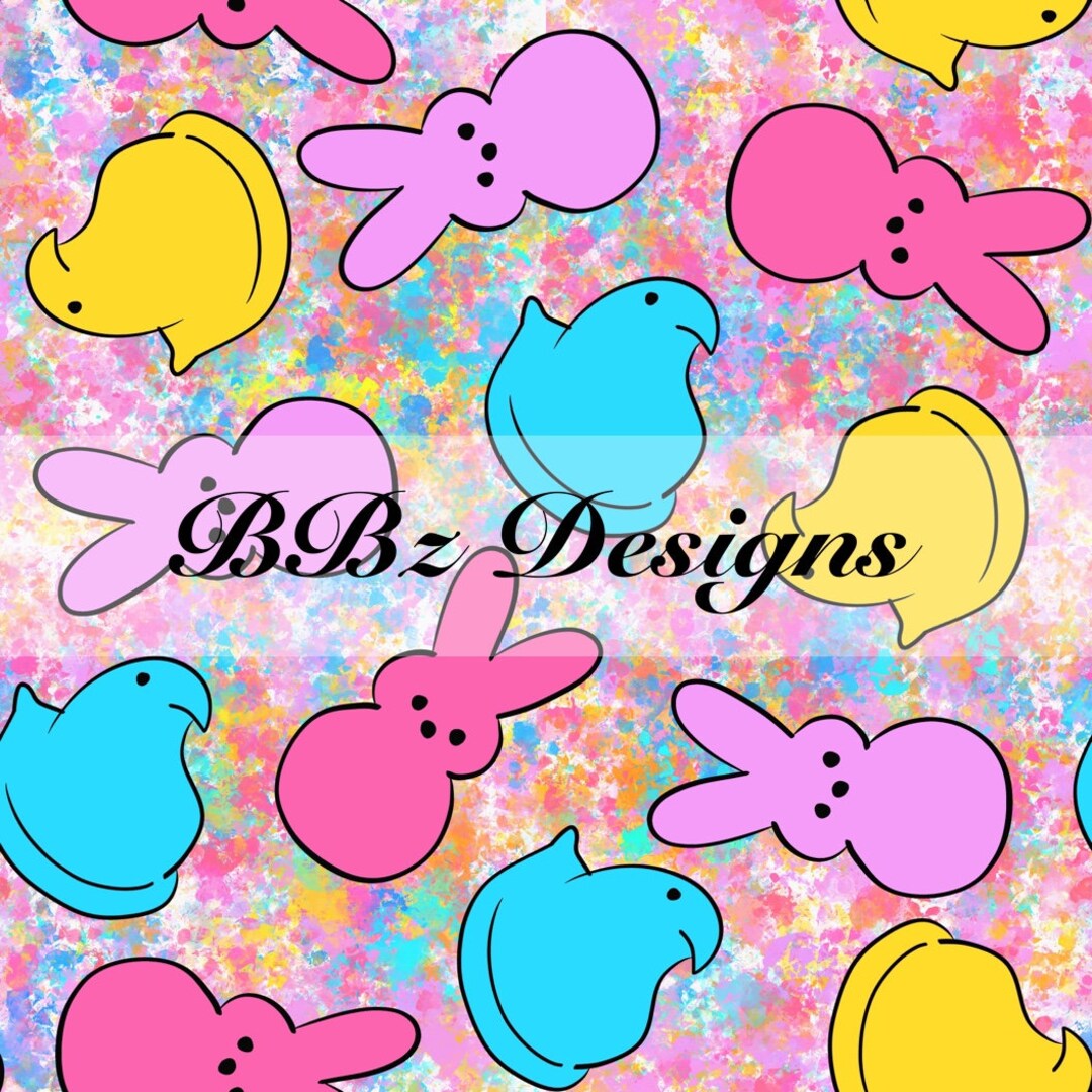 Colorful Peeps, Eastern Seamless File, Seamless File, Seamless Pattern ...