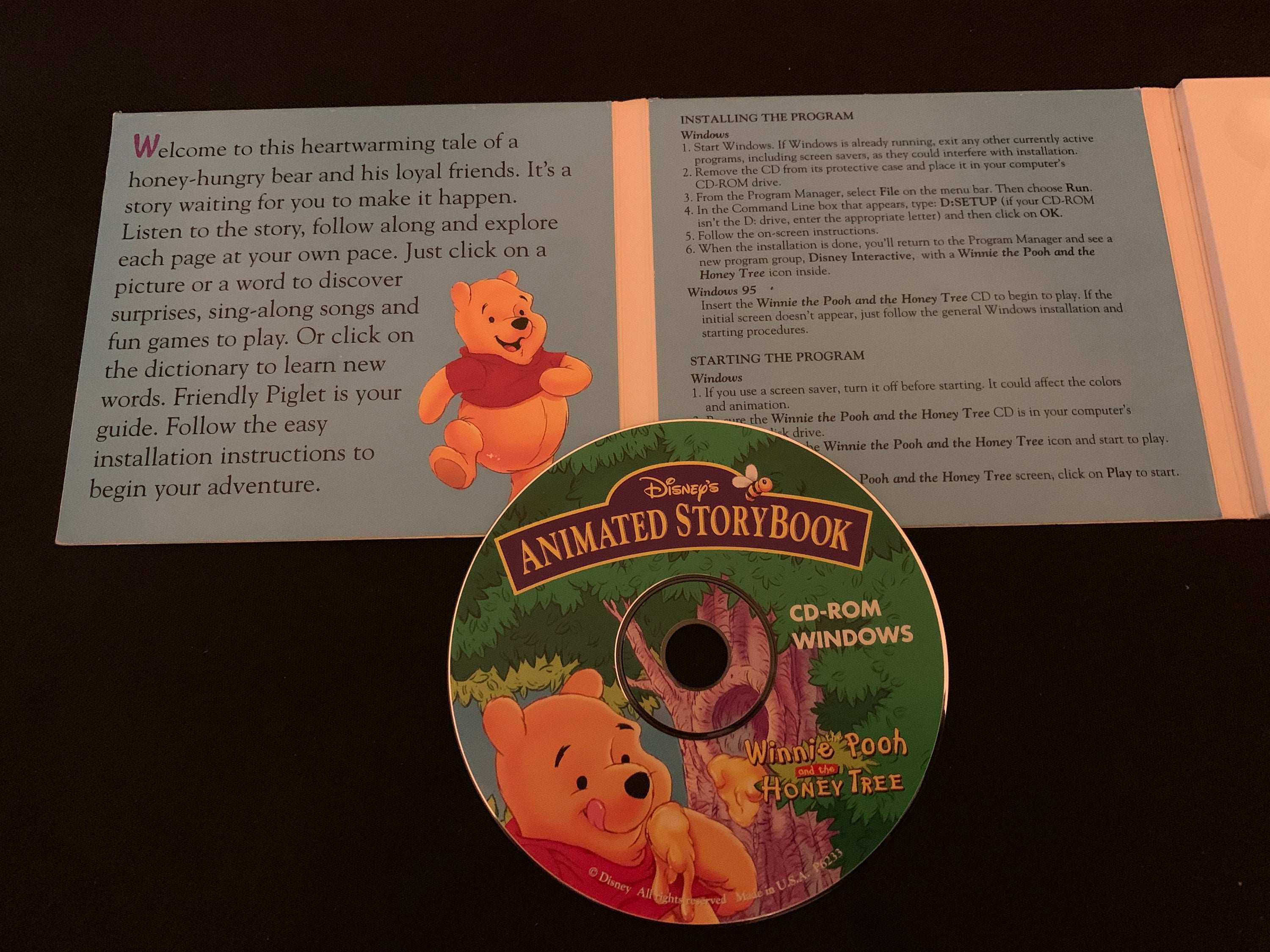 Winnie The Pooh And The Honey Tree Animated Storybook