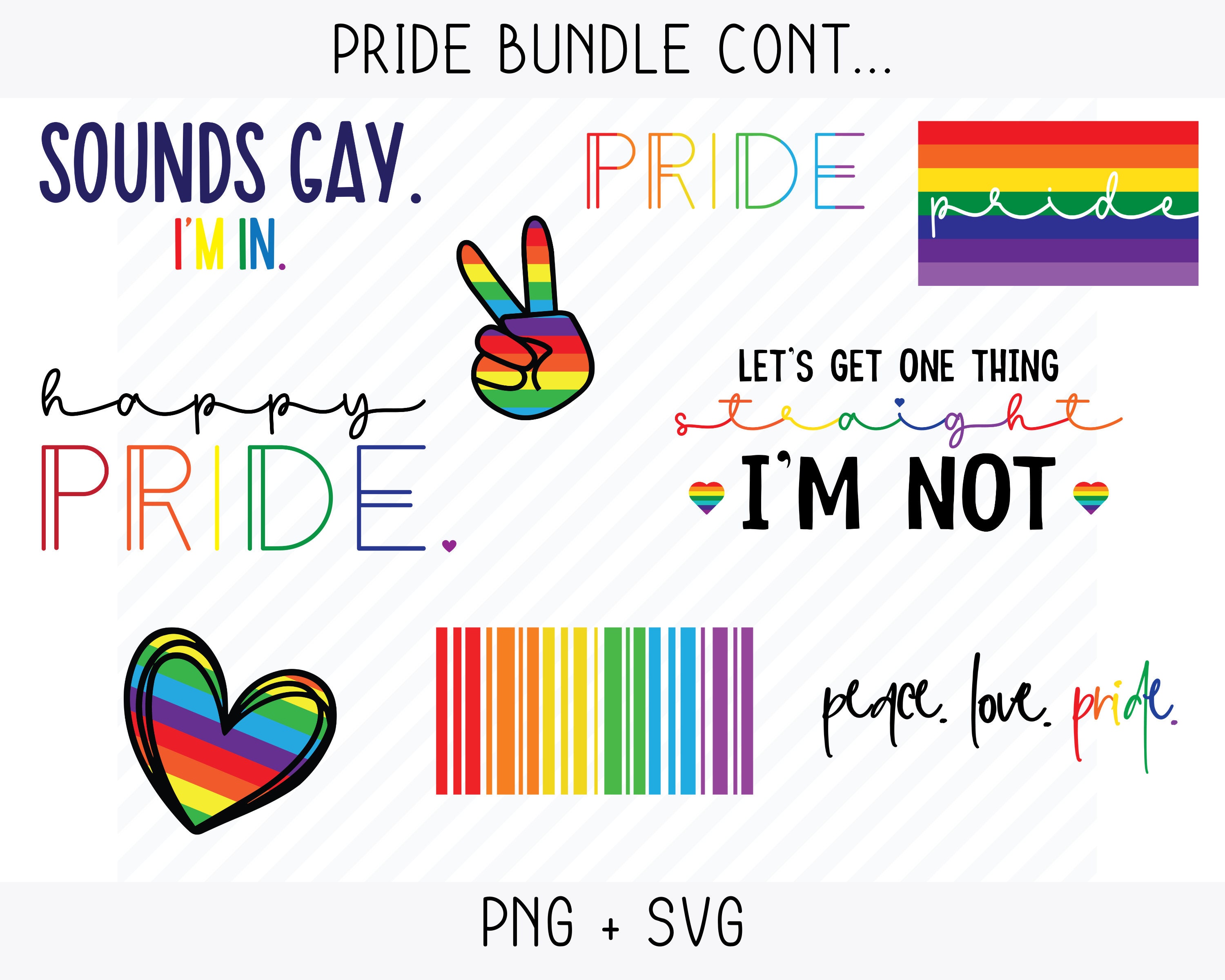 Pride Svg Bundle Pride Flags Pride Shirt Designs Svg and - Etsy Australia