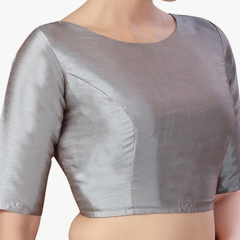 Dark Grey Blouse - Etsy