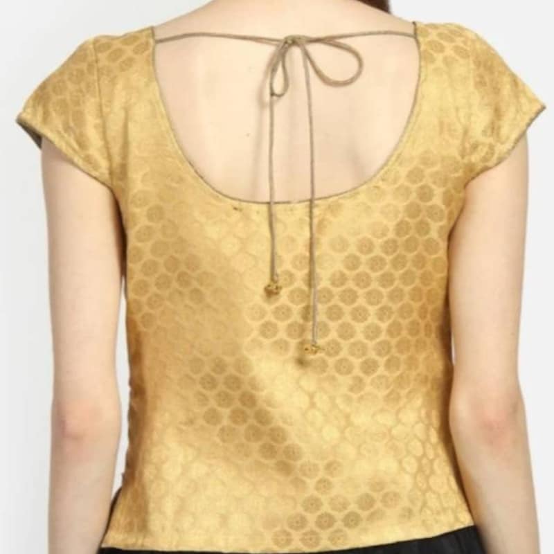 Green Brocade Woman's Top - Etsy