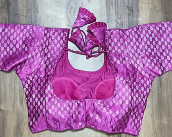 Open Back Saree Blouse - Etsy