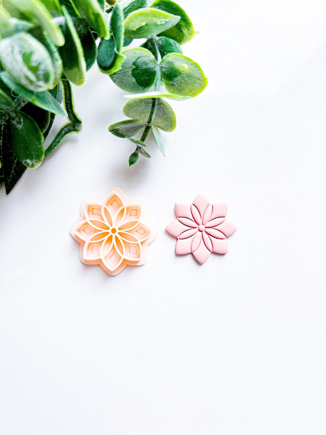 Imprinted Flower Clay Cutter Polymer Clay Cutter - Etsy