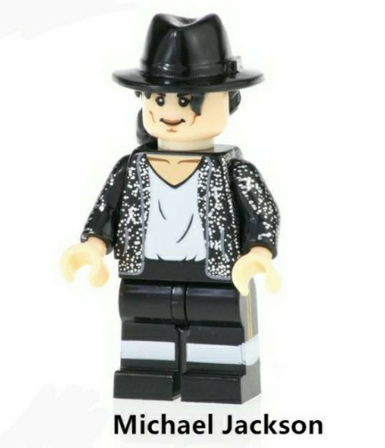 Michael Jackson Minifigure Lego Minifigure Toy - Etsy