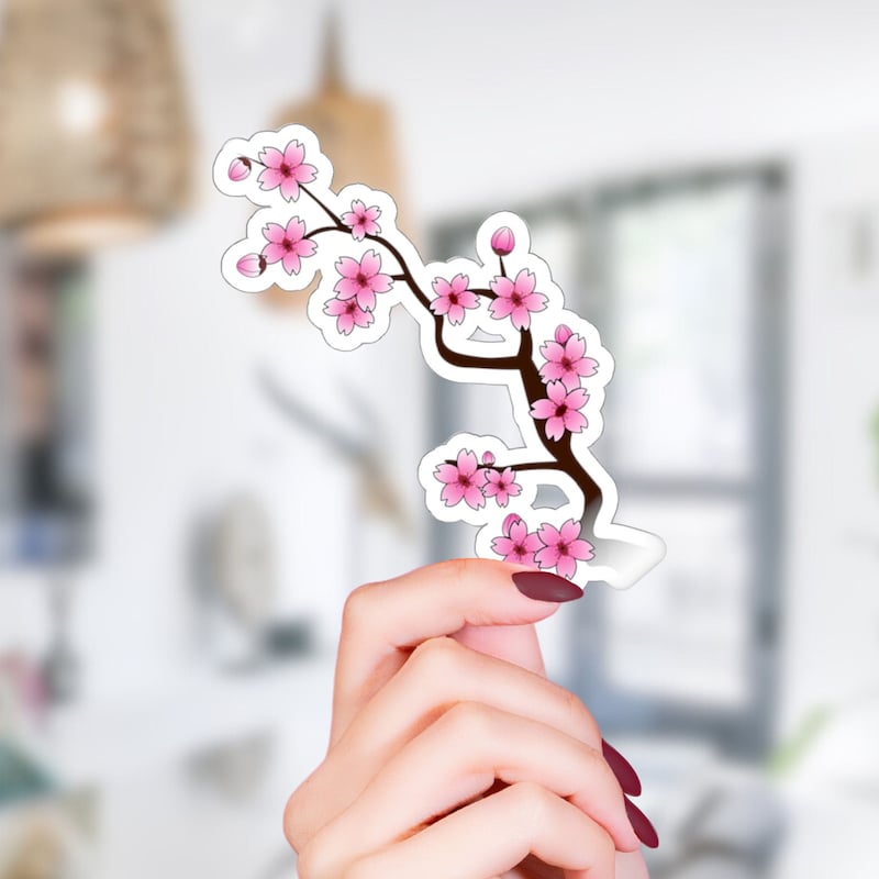 Cherry Blossom Tree Decal - Etsy