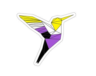 Subtle Enby Flag Art - Etsy