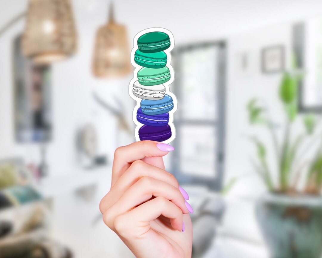 Macaron MLM Sticker, Waterproof Gay Men Pride Stickers, Gay Men ...