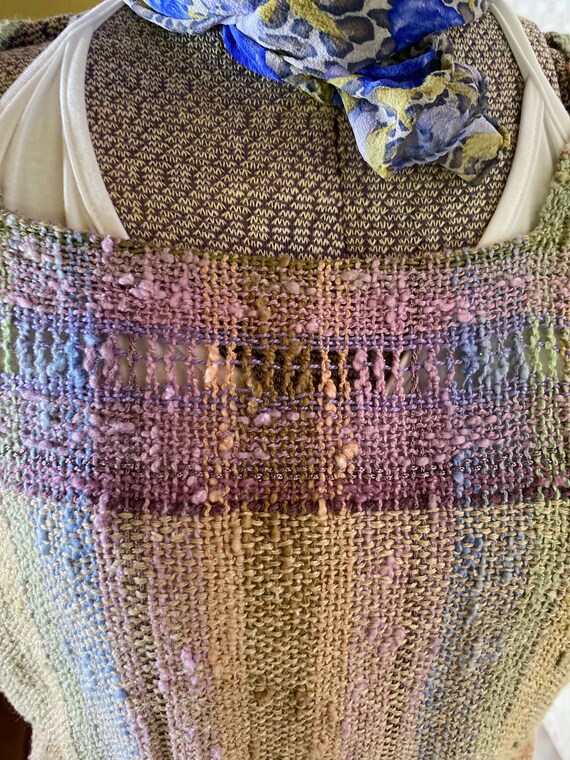 Vintage 1980s Susan Neal Jackie Chalkley Green Purple… - Gem