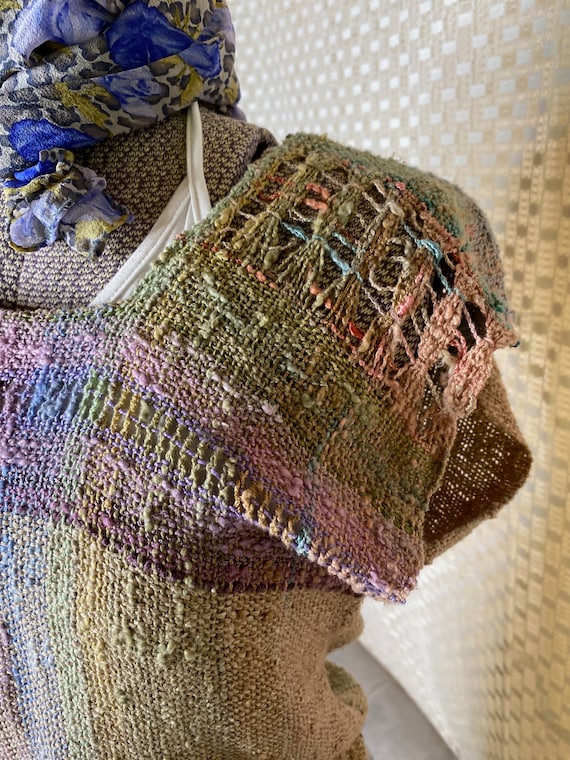 Vintage 1980s Susan Neal Jackie Chalkley Green Purple… - Gem