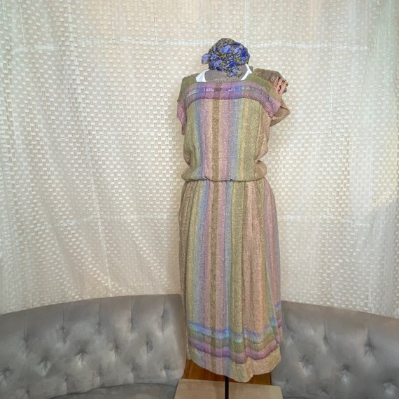 Vintage 1980s Susan Neal Jackie Chalkley Green Purple… - Gem
