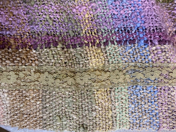 Vintage 1980s Susan Neal Jackie Chalkley Green Purple… - Gem