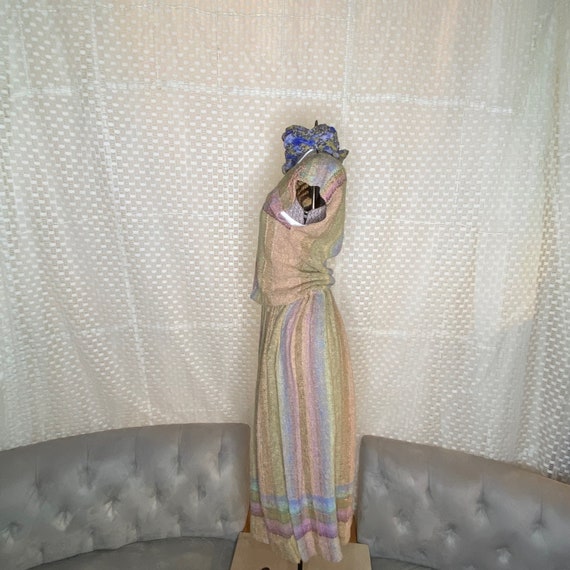 Vintage 1980s Susan Neal Jackie Chalkley Green Purple… - Gem