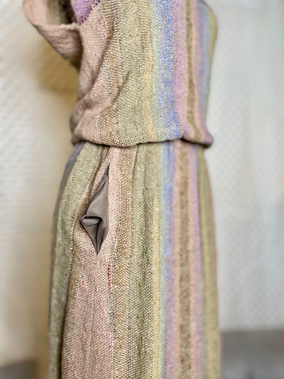 Vintage 1980s Susan Neal Jackie Chalkley Green Purple… - Gem