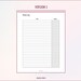 Printable Movie Log, Movie Checklist, Movie Planner, Movie Organization ...