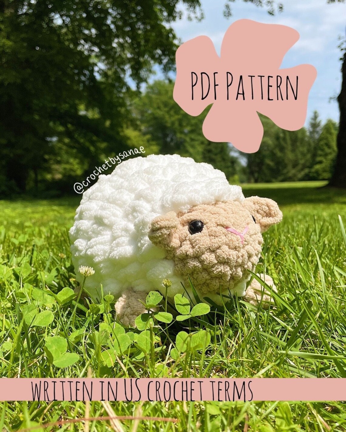 Chunky Sheep Crochet PDF Pattern - Etsy