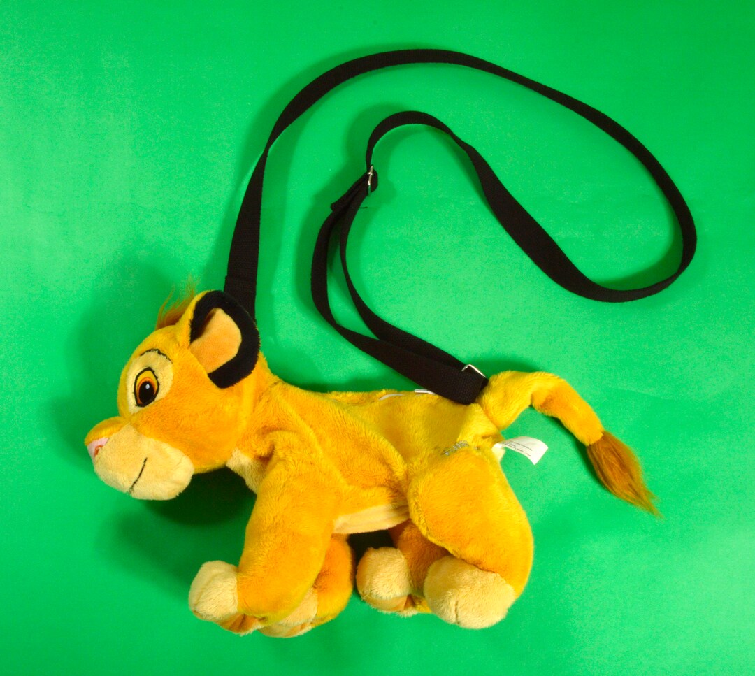 Disney Simba Plush Purse Upcycled Stuffed Animal the Lion King Classic ...