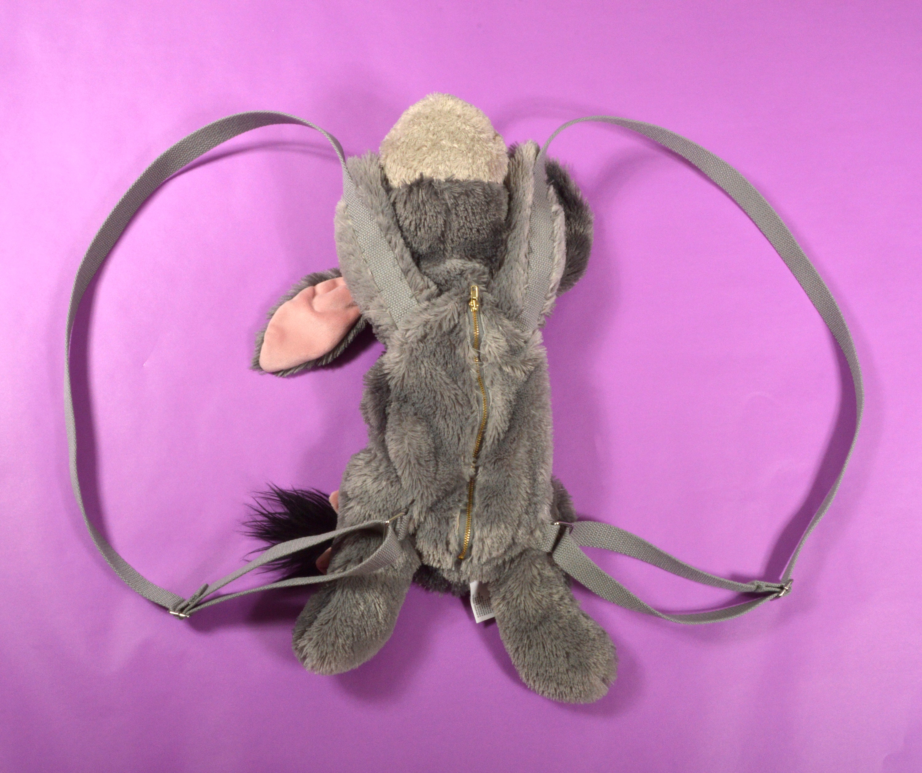 Disney Eeyore Plush Backpack Upcycled Stuffed Animal Classic Animated ...