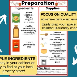 Kids Recipe Book, Preschool Cookbook Printable, Birthday Gift for ...