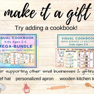 Banana Bread Recipe Card for Kids From Childrens Cookbook, Toddler ...