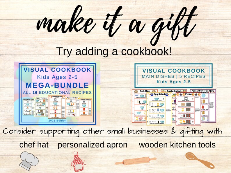 Banana Bread Recipe Card for Kids From Childrens Cookbook, Toddler ...