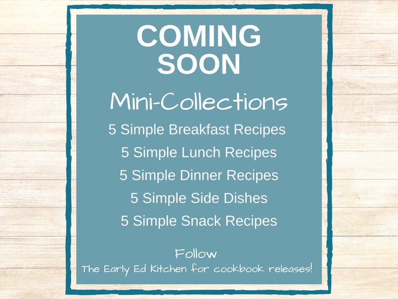 Sugar Cookie Visual Recipe Card for Kids (printable Digital Download ...