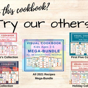 Kids Visual Recipe Cookbook (printable Digital Download) - Etsy