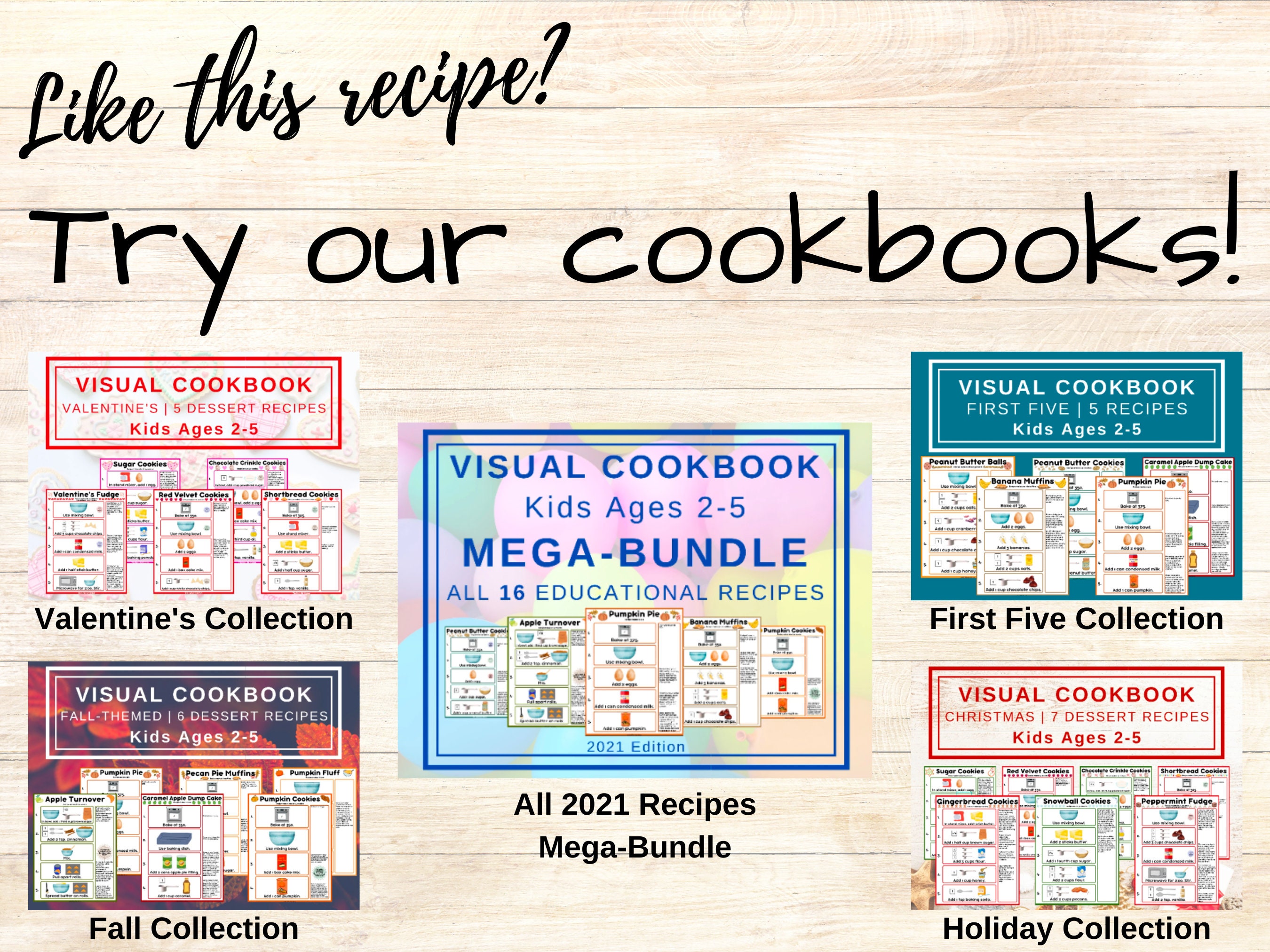 Chocolate Crinkle Cookie Visual Recipe Card for Kids (printable Digital ...