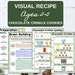 Chocolate Crinkle Cookie Visual Recipe Card for Kids (printable Digital ...
