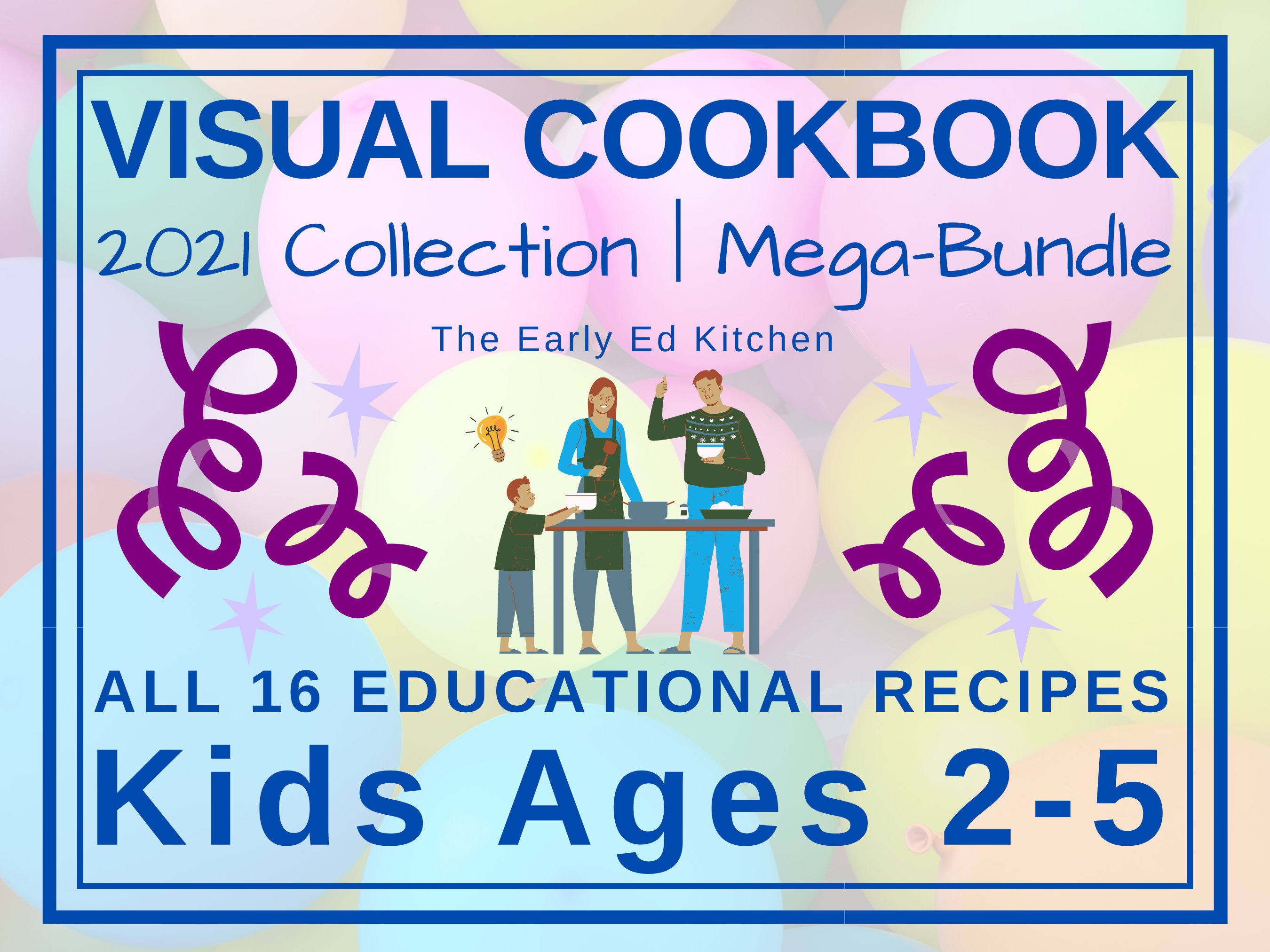 Bundle Kids Recipe Book Preschool Cookbook Printable - Etsy