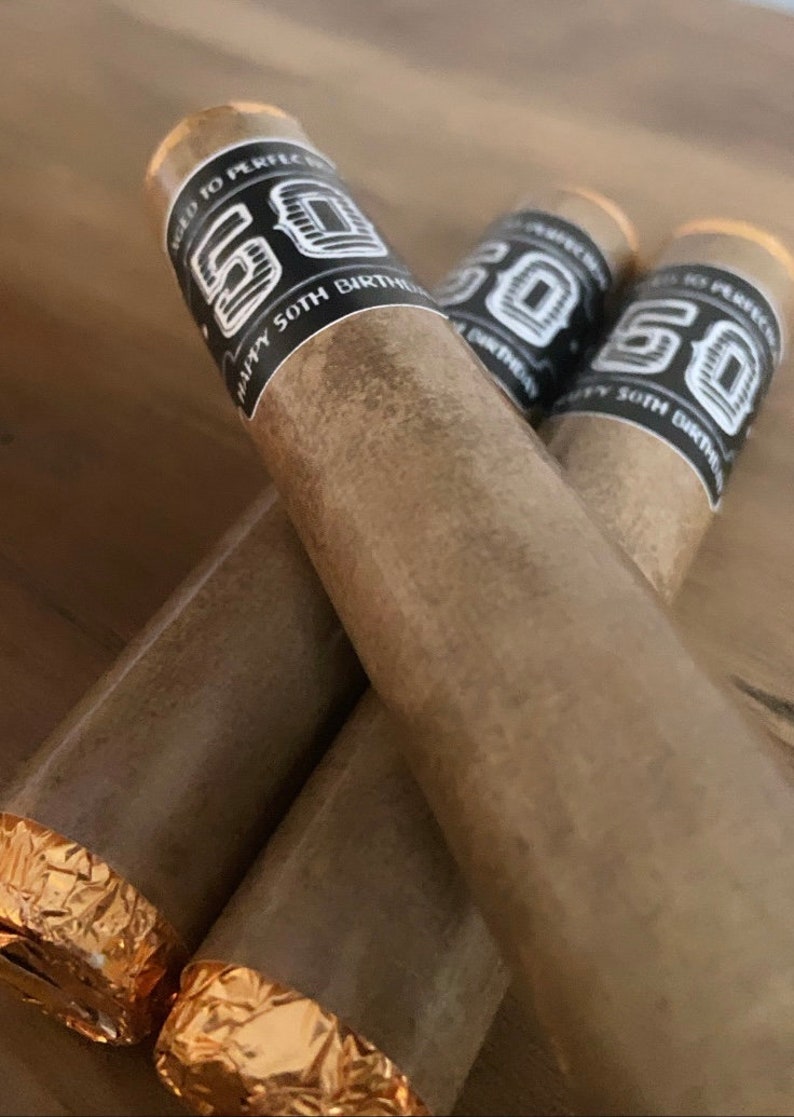 FULLY ASSEMBLED. Chocolate Cigars Party Favors Bachelor - Etsy